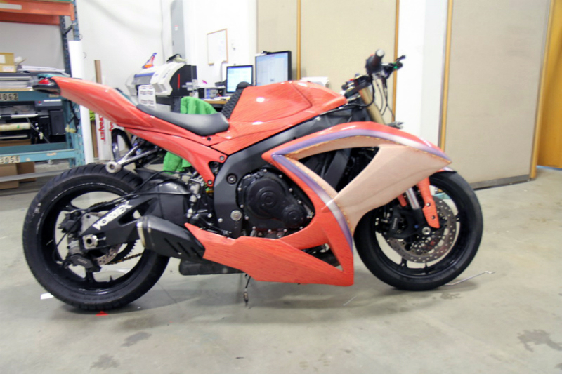 Custom Motorcycle Bike Vinyl Wrap Service