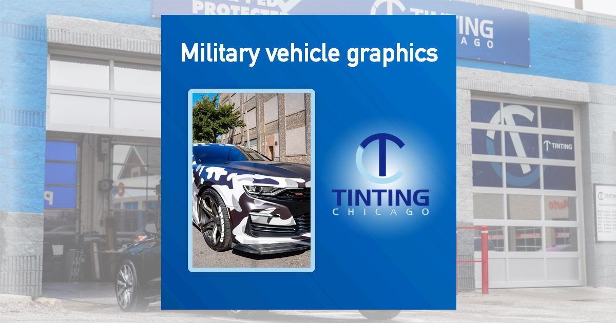 Install Military Vehicle Graphics | Tinting Chicago