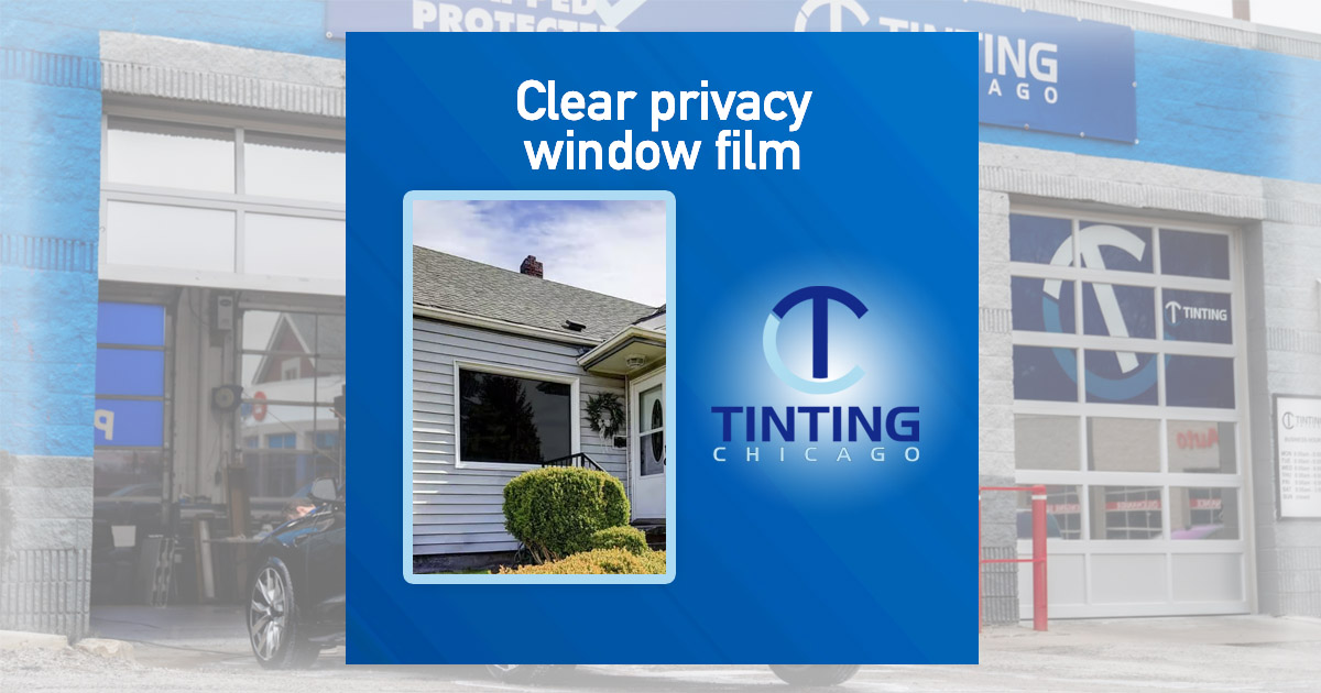 Install Privacy Window Film Today | Tinting Chicago