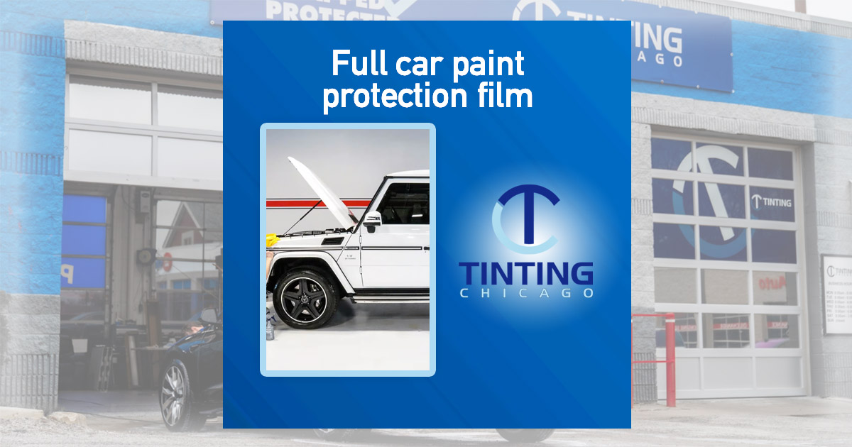 Get Full Car Paint Protection Film | Clear Bra on New Cars in Chicago