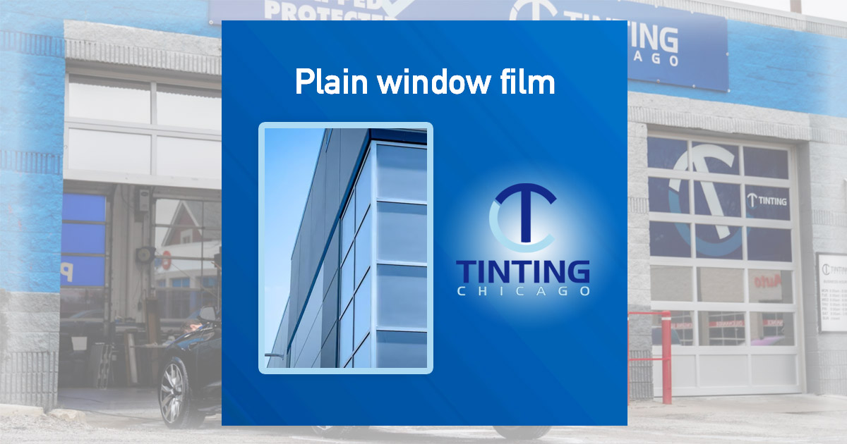 Plain Window Film Application in Chicago for Privacy. Book Now!