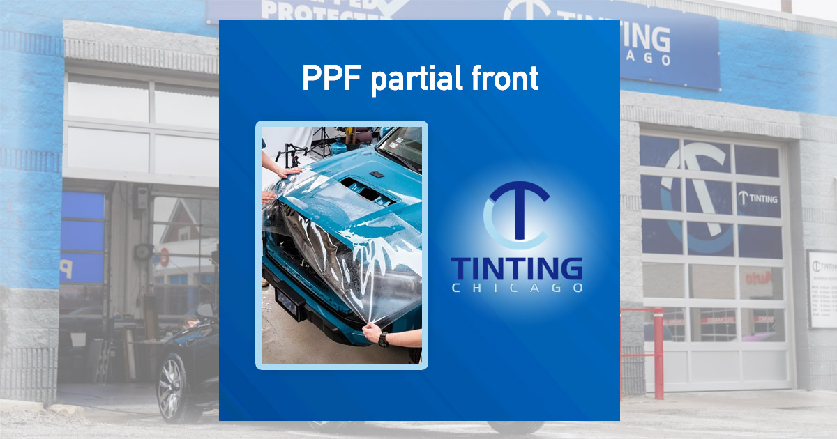 Basic Package: PPF | Partial front, bumper, hood & headlights in Chicago